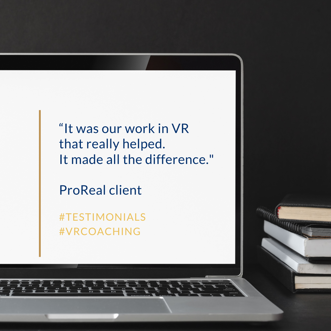 ProReal VR coaching testimonials - Voxel Hub