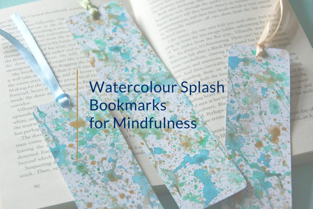 Watercolour Splash Bookmarks for Mindfulness - Voxel Hub