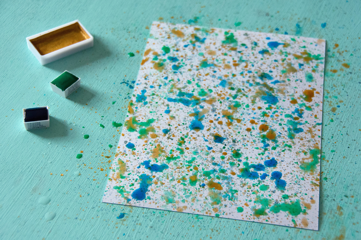 Watercolour Splash Bookmarks for Mindfulness - Voxel Hub